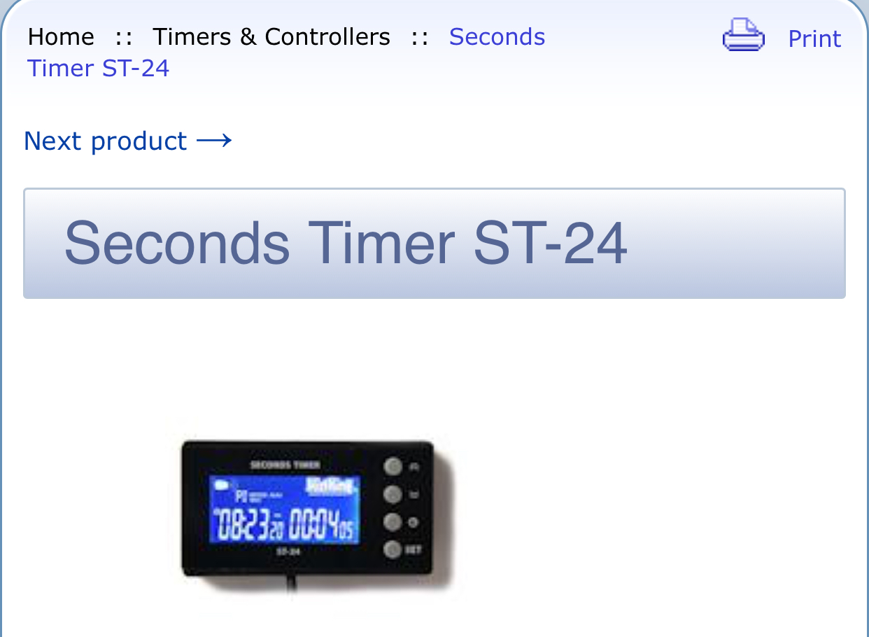 What’s different the big difference between mist king timers ...